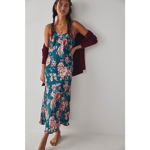 Free People | Dresses | Free People Intimates Bohemian Jewel Green ...